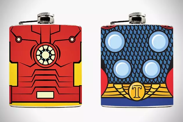 Superhero Hip Flasks 2