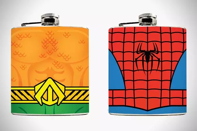 Superhero Hip Flasks 3