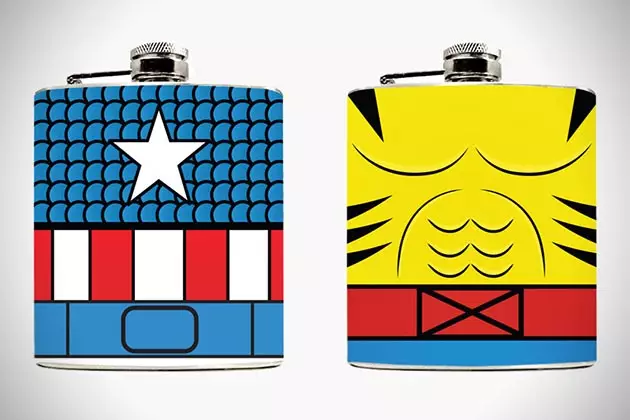 Superhero Hip Flasks 5