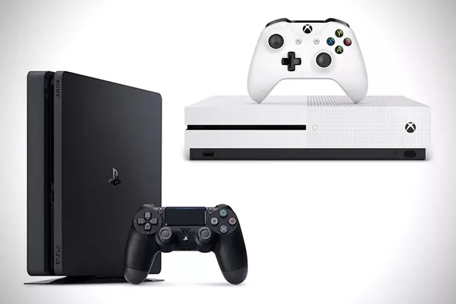 Consóil don Chéad Ghlúin Eile Ps4 caol Xbox One S