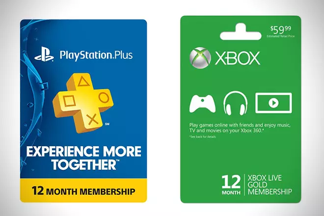 Узвияти Playstation Plus Xbox Live