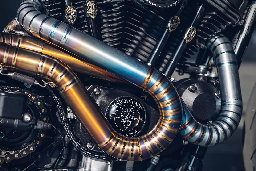 Harley-Davidson Empat Puluh Lapan 'Raging Dagger' Oleh Rough Crafts 3959_8