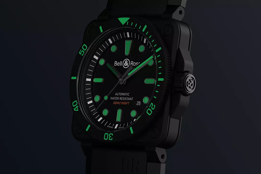Bell & Ross BR 03-92 Matte Black Diver Watch 4011_3