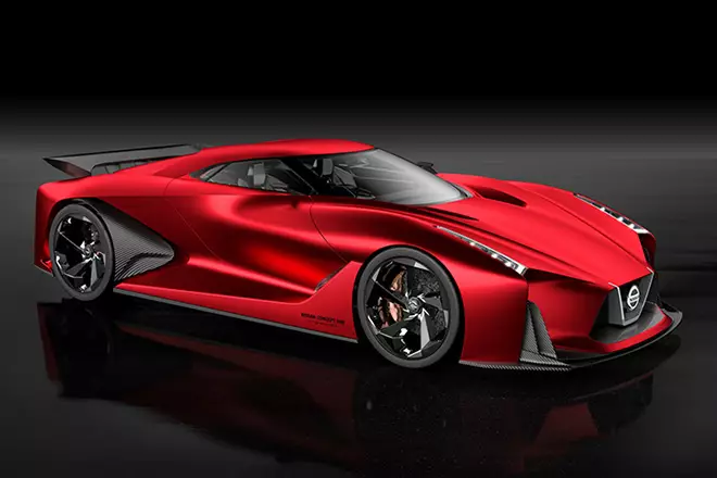 Konsep Nissan 2020 Vision GT 'Fire Knight Red' 3