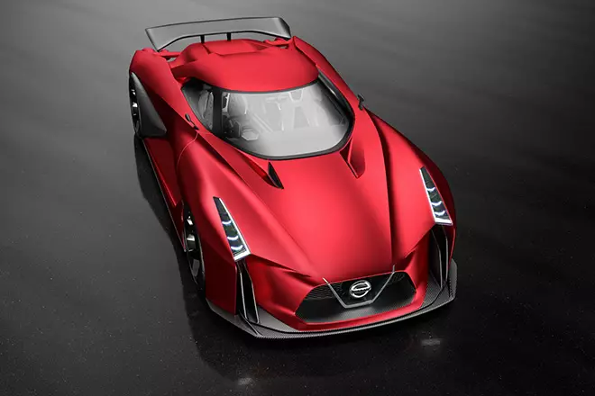 „Nissan Concept 2020 Vision GT“ „Fire Knight Red“ 4