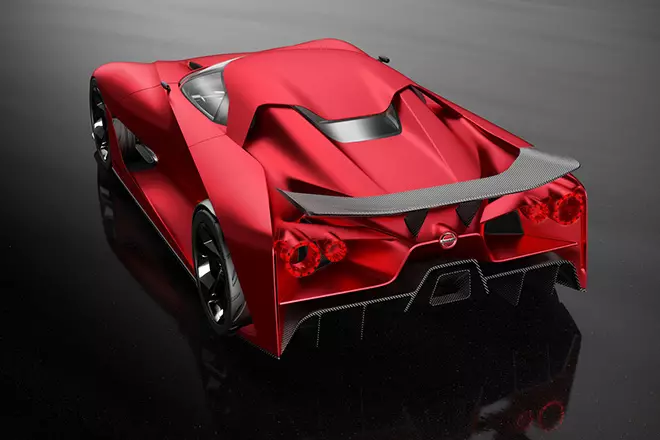Konsep Nissan 2020 Vision GT 'Fire Knight Red' 5