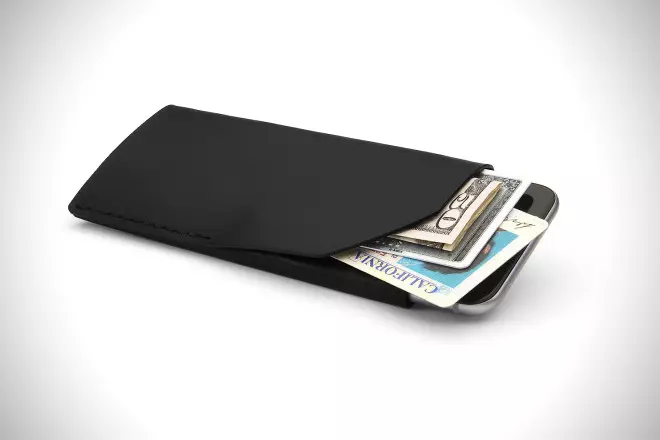 Bison iPhone 6:6s Wallet yn Jet