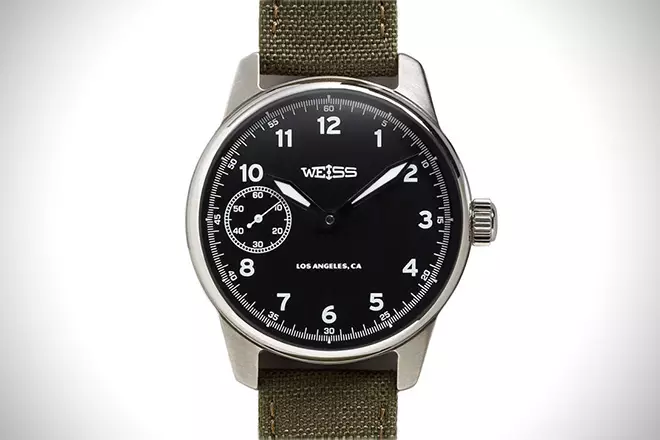 Weiss Standard Issue Field Watch Black Dial