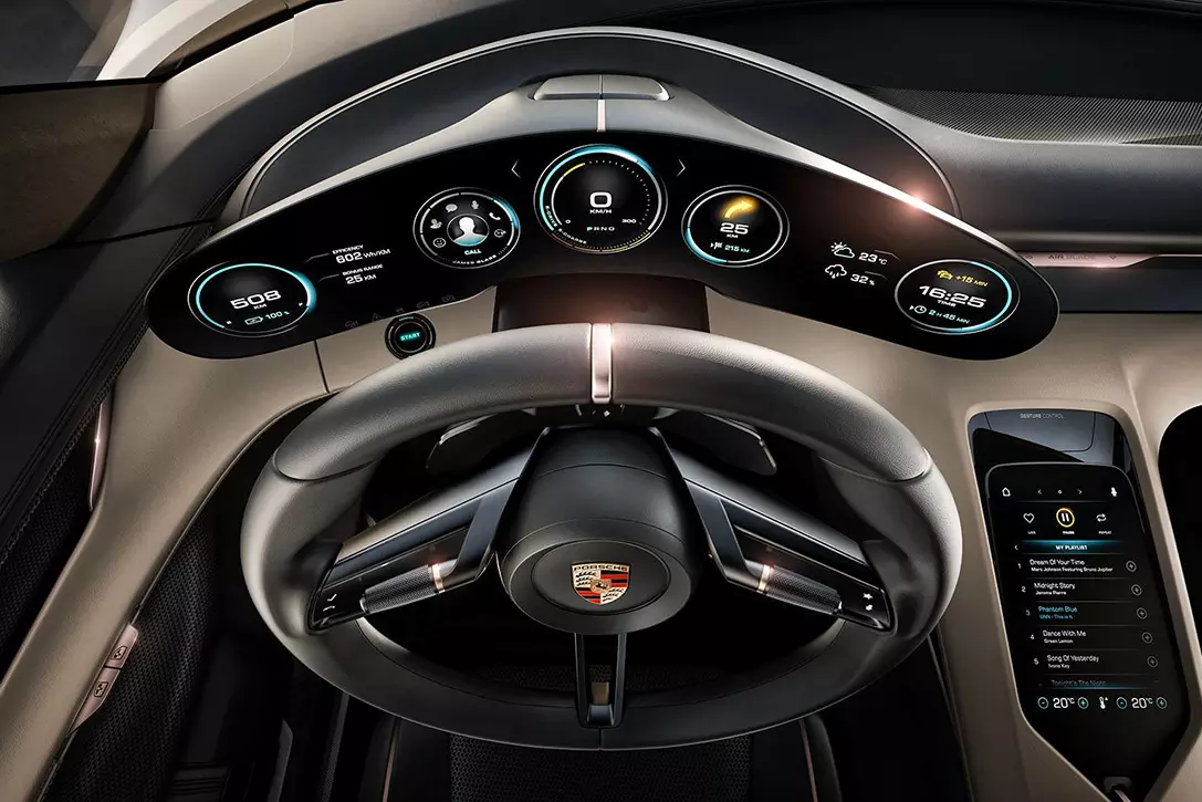 Porsche Mission E Concept Interior 3