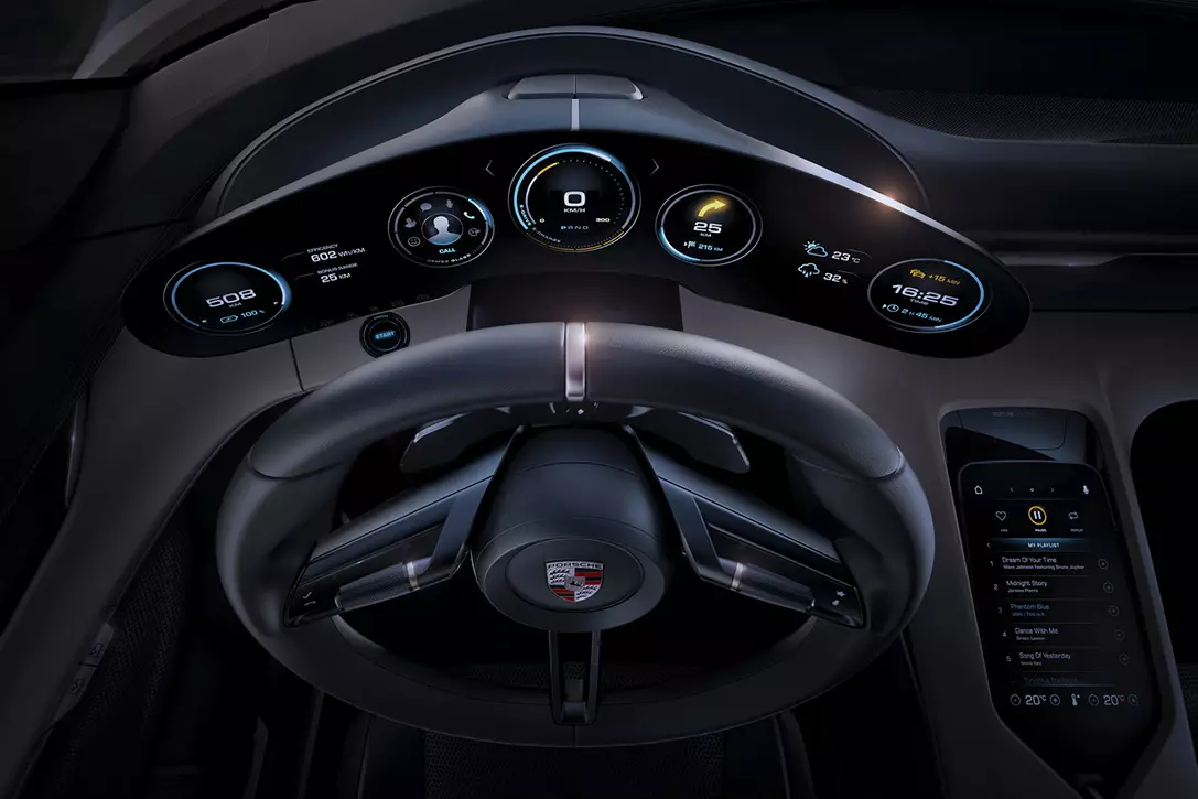 Porsche Mission E Concept Interior ៤