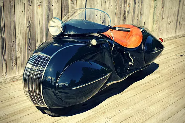 Art Deco 1930 KJ Henderson Custom Motorcycle 4