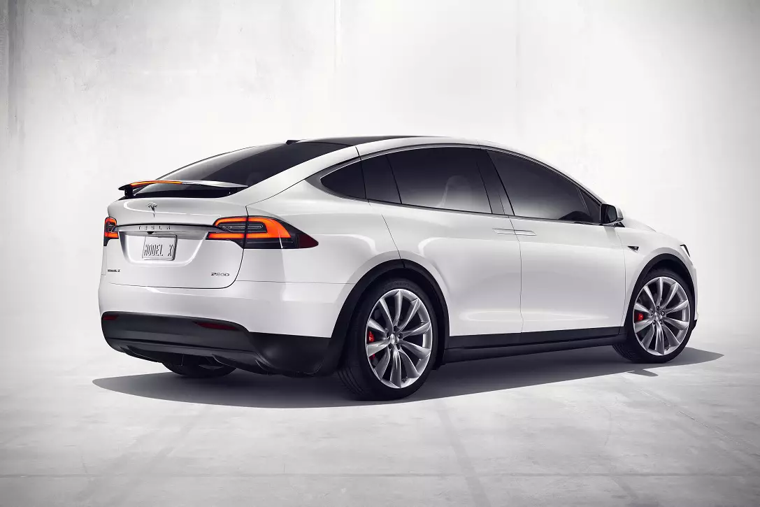 Modelka Tesla X 5