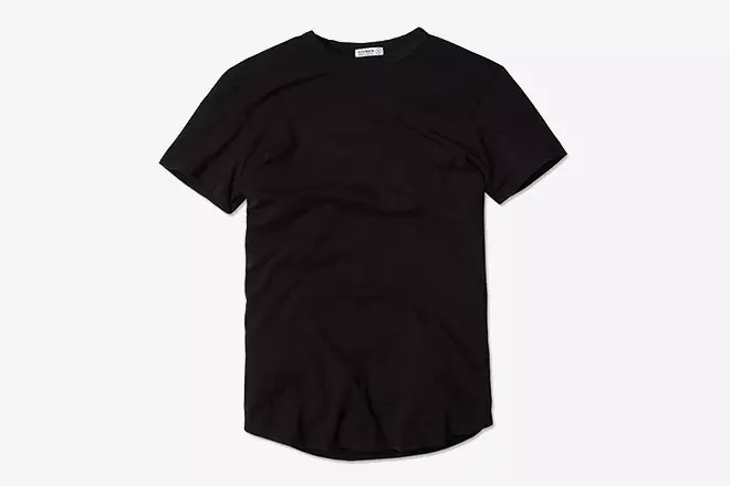 Buck Mason Slub Curved Hem Tee