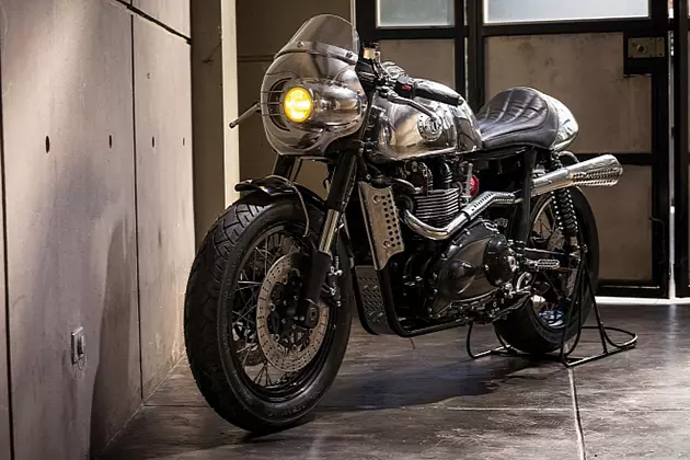 Triumph Thruxton Steampunk Racer by Benjie's Cafe Racers