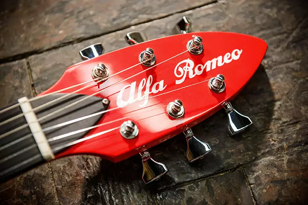 Handmade Alfa Romeo Guitar 5