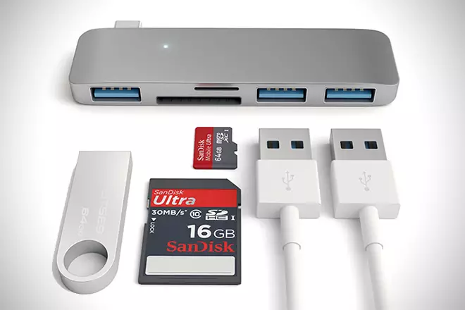 អាដាប់ទ័រ USB Satechi Combo Type-C 3