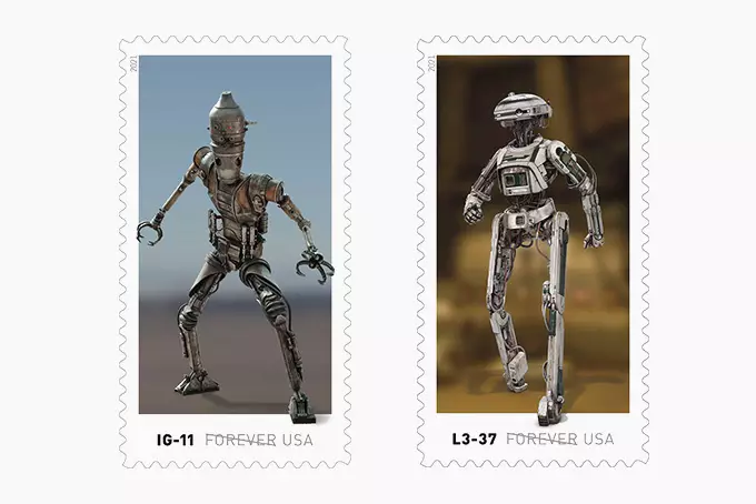 Timbres Star Wars Droids USPS Forever 6557_3