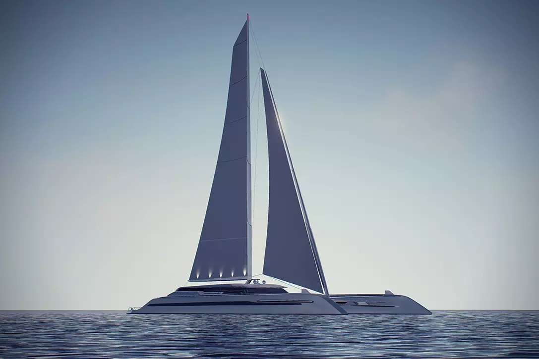Eco Catamaran Yacht Concept 9