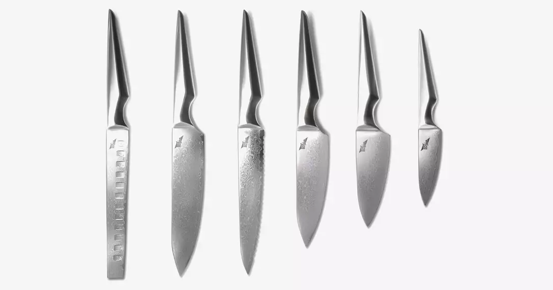 Conjunto de facas de chef japonês Shiroi Hana