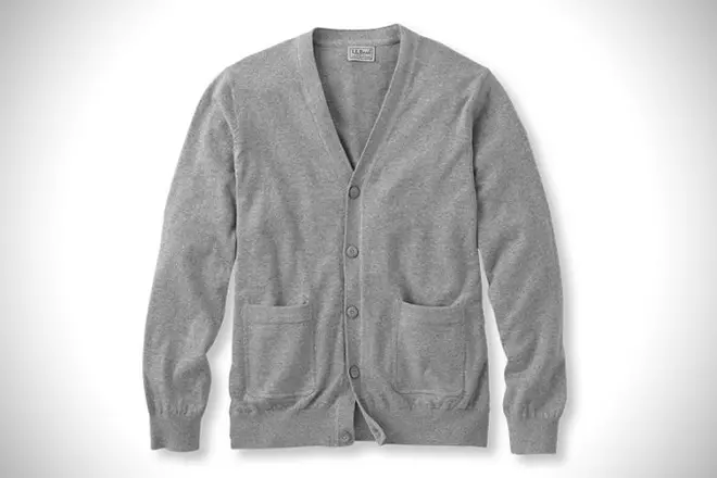 LL Bean Cotton & Cashmere Cardigan