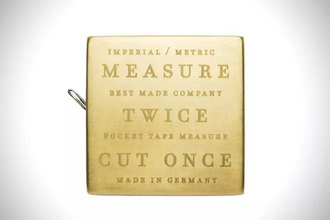 Tape Pocket Brass Solid