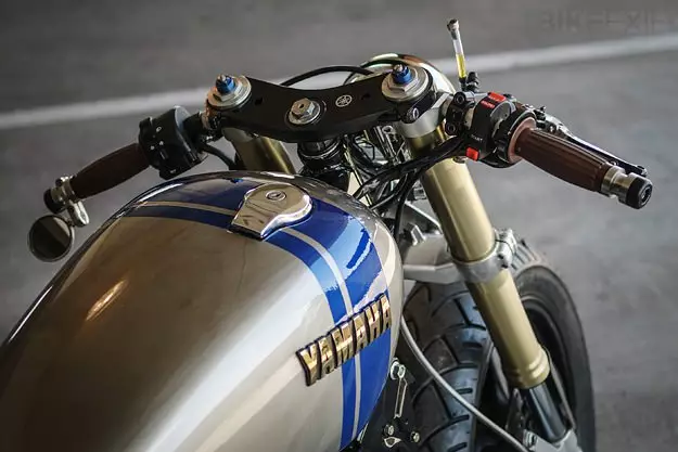 Yamaha Virago XV750 tersuai oleh Eric Meglasson (3)