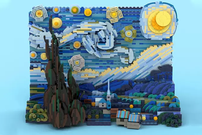 LEGO Vincent van Gogh Zvjezdana noć 8333_2