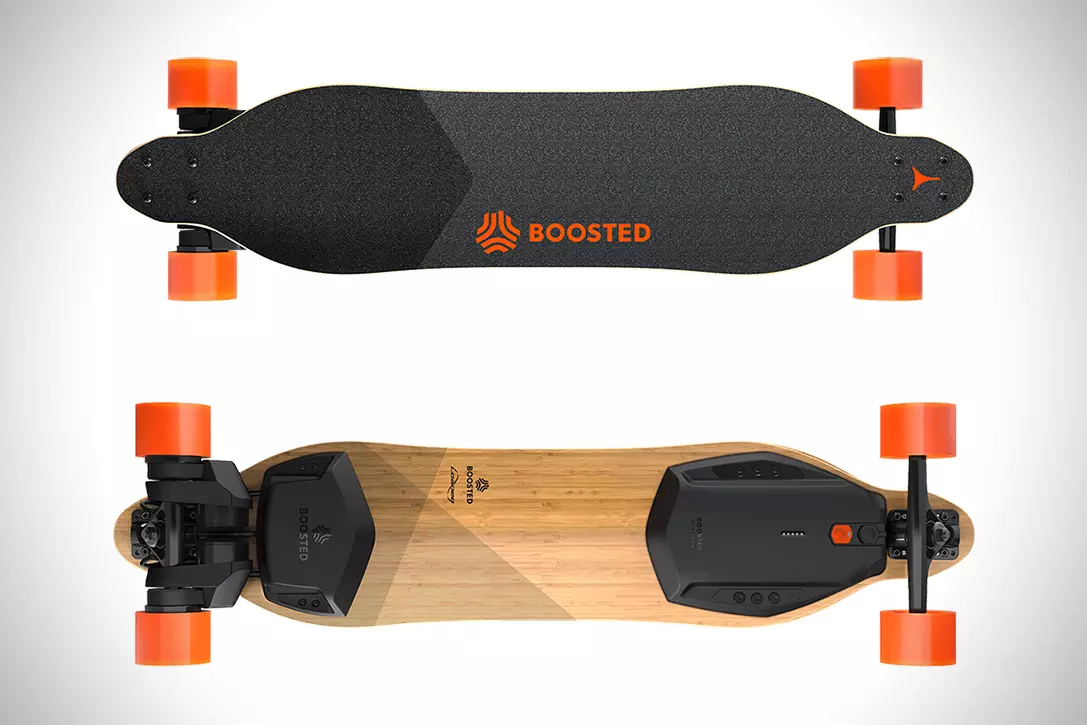 Longboard electric amplificat de a doua generație