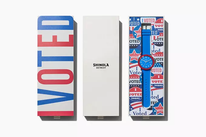 Hodinky Shinola x I Am A Voter Detrolla 8530_5