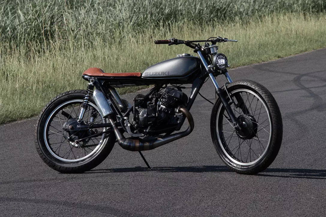 Suzuki TS185 Street Tracker Maqsadga ko'ra qurilgan Moto 8533_1