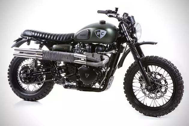 Triumph Scrambler 'The Dirt Bike' eftir breskum tollgæslu